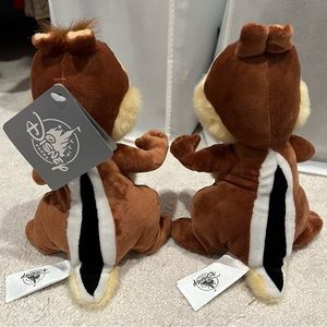 Disney | Toys | Disney Parks Chip N Dale Plush Stuffed Animal Set ...